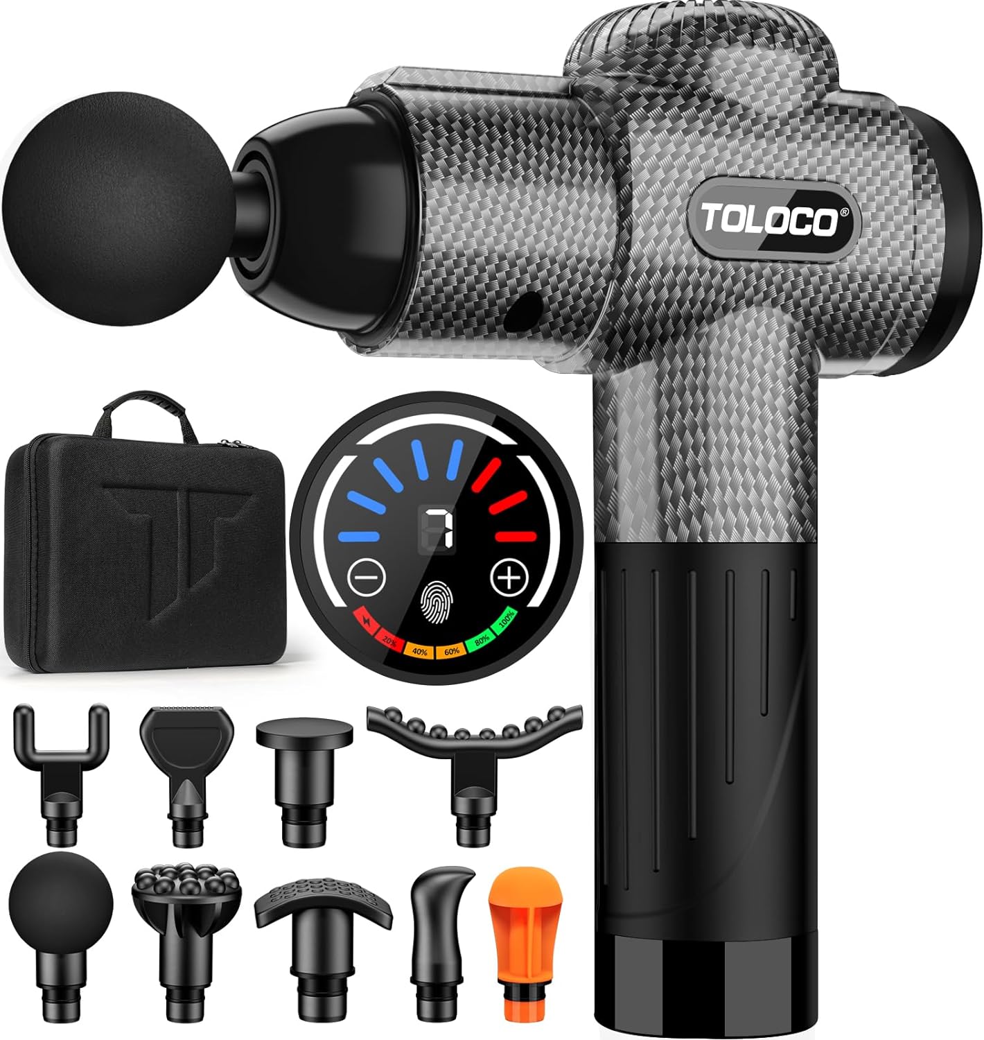 TOLOCO Massage Gun, Muscle Massage Gun Deep Tissue for Athletes ...